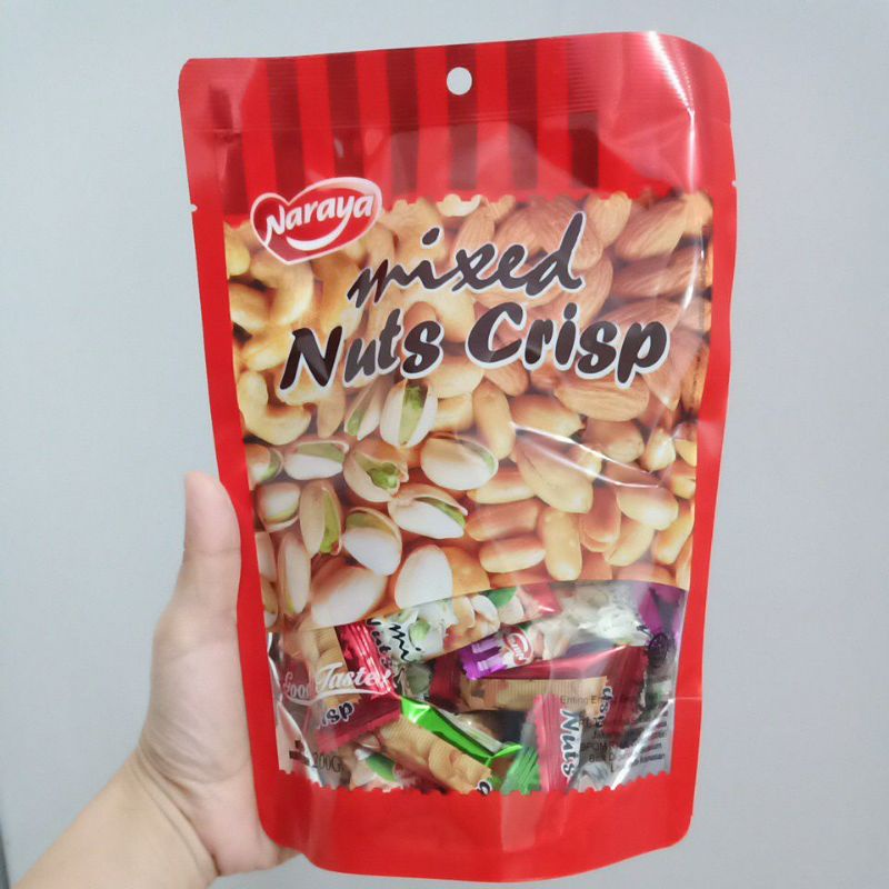Jual Naraya Mixed nuts crips / Teng Teng Kacang 200gr | Shopee Indonesia