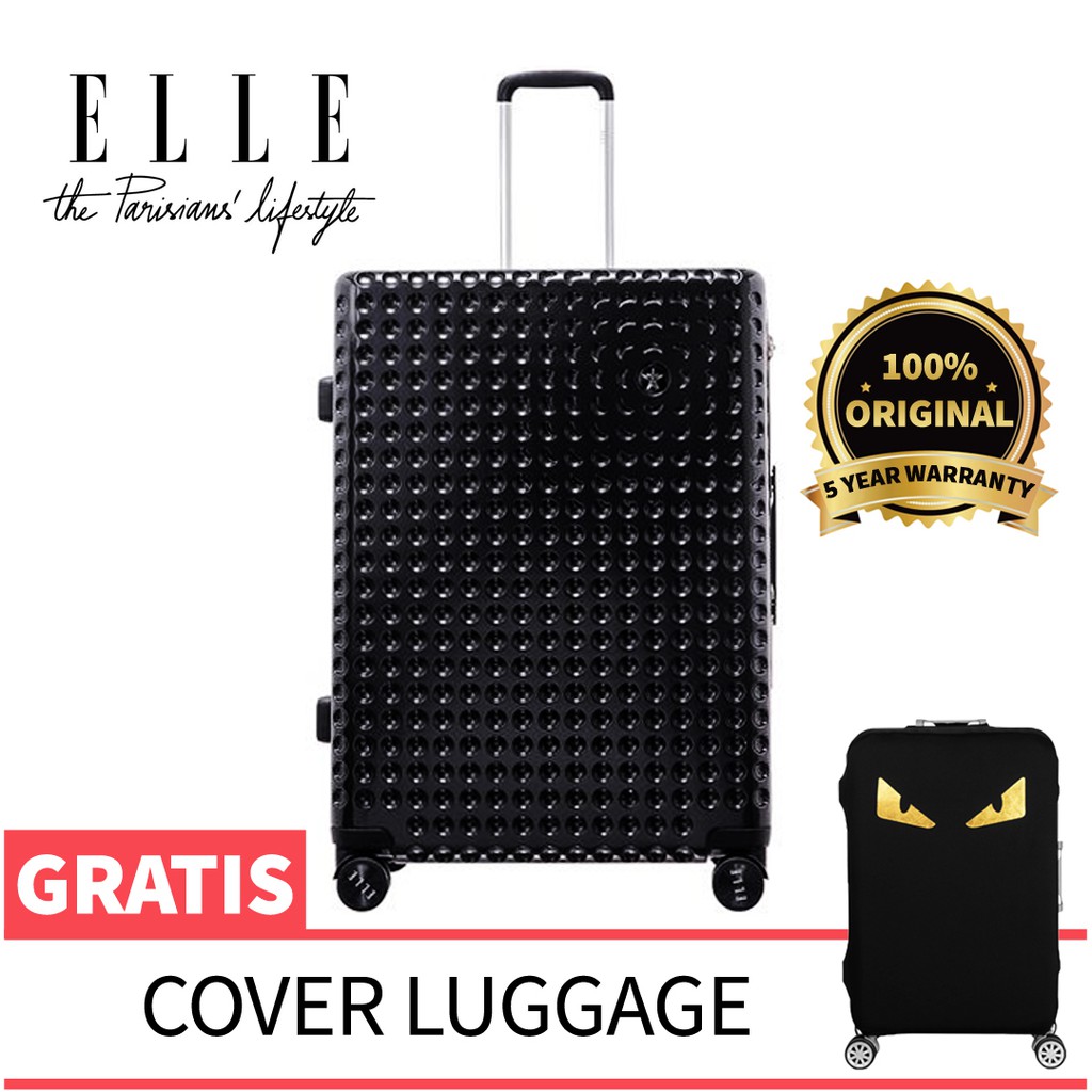 Jual Koper Elle 31207 Kabin Size 20 Inch Free Cover | Shopee Indonesia