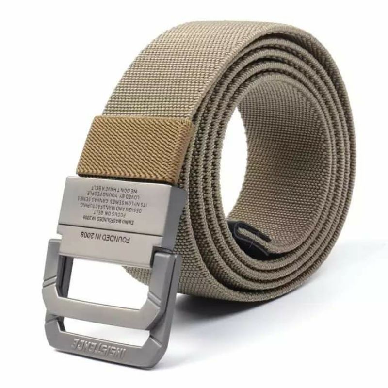 Jual FOUNDED IN 2008 Gesper Double Metal Buckle Canvas Belt - Ikat ...
