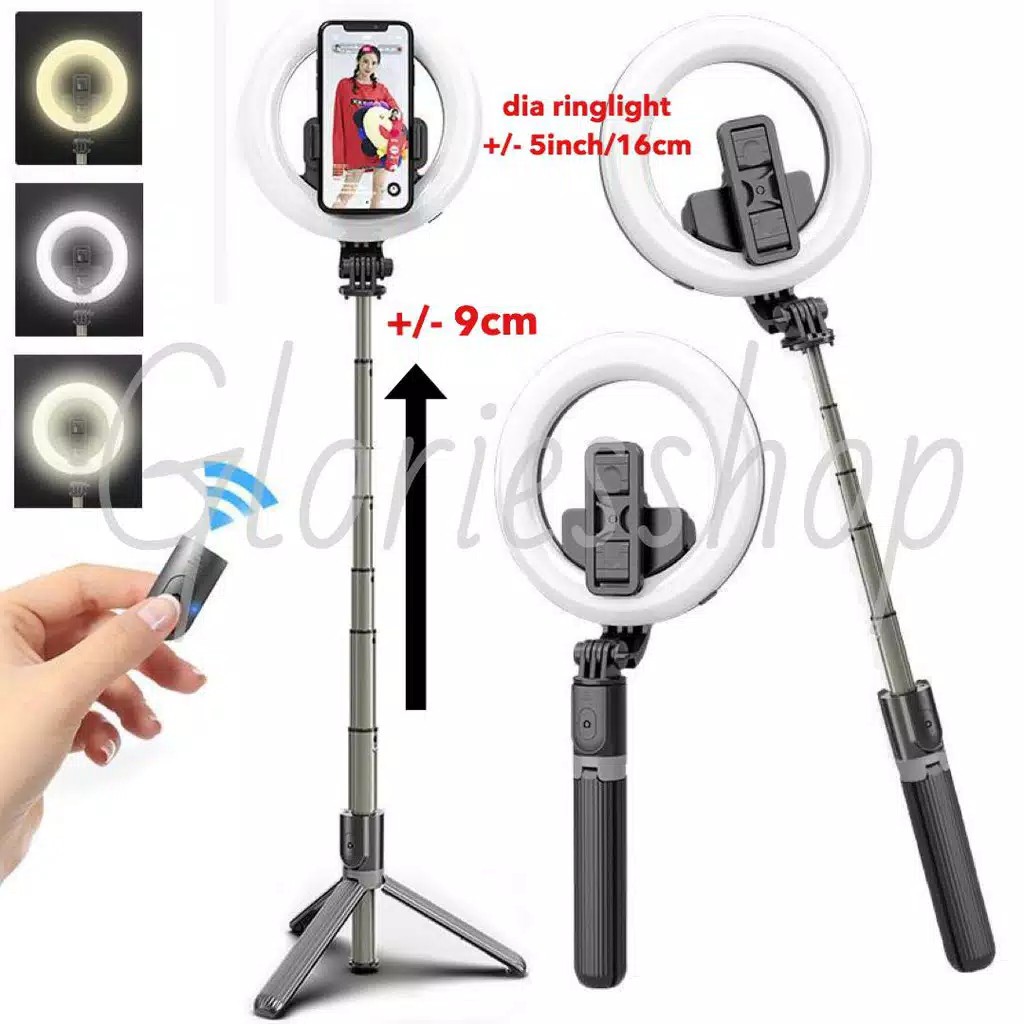 Jual Selfie Vlog Ring Light Q07 | Shopee Indonesia