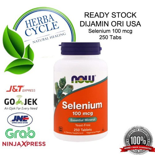 Jual Now Foods Selenium Yeast Free 100 mcg 250 Tab Now Food Selenium Ori US | Shopee Indonesia