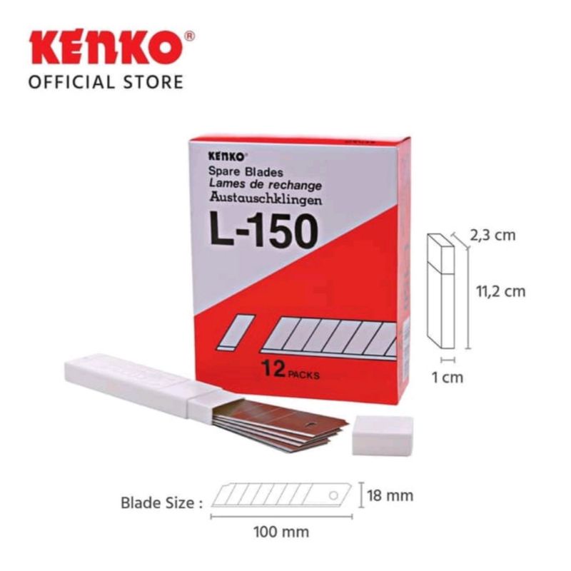 Jual Refill cutter besar merk Kenko | Shopee Indonesia