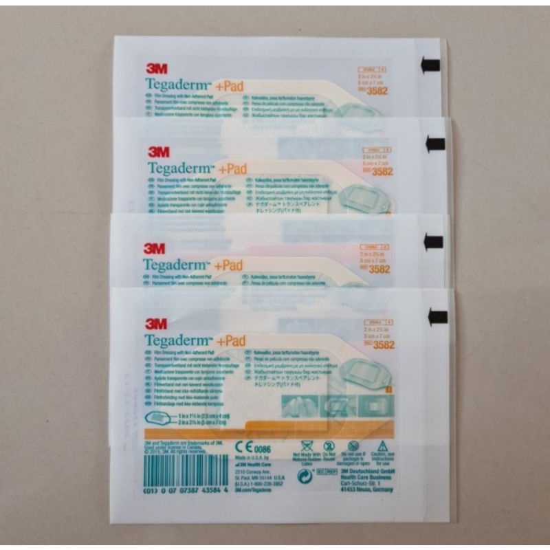 Jual 3M Tegaderm 3582 + PAD Tegaderm Plester Luka Transparan Tahan Air ...