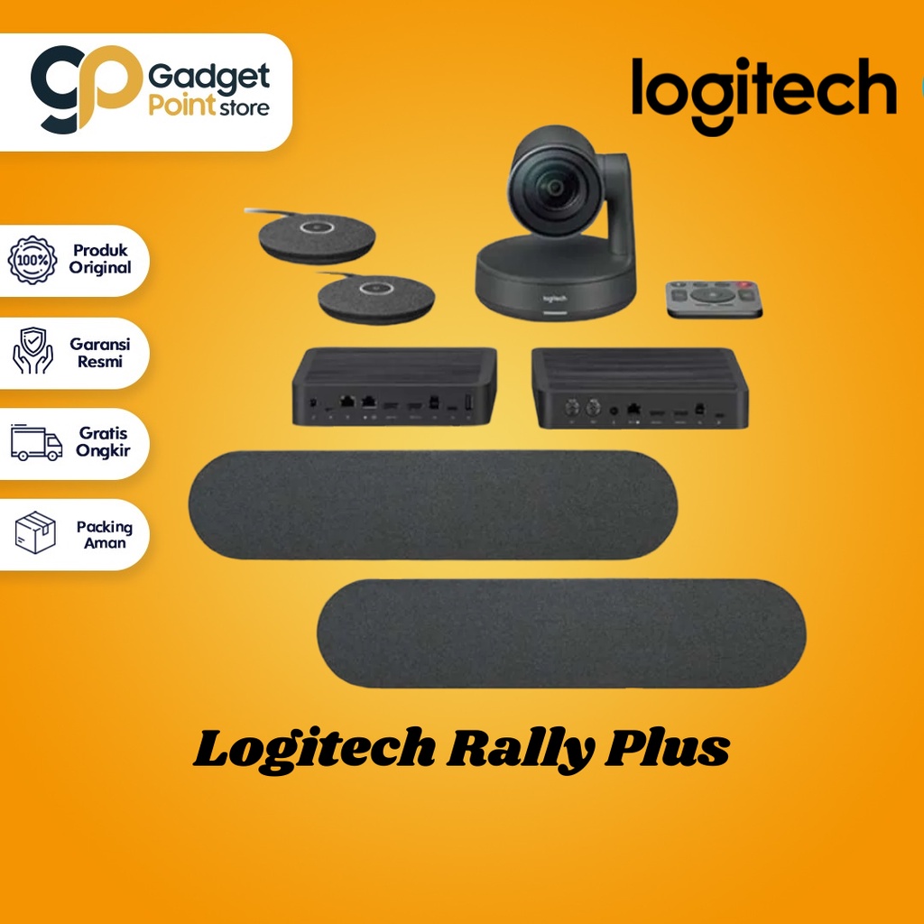 Jual Logitech Rally Plus Ultra-HD Video Conference - Garansi Resmi 2 ...