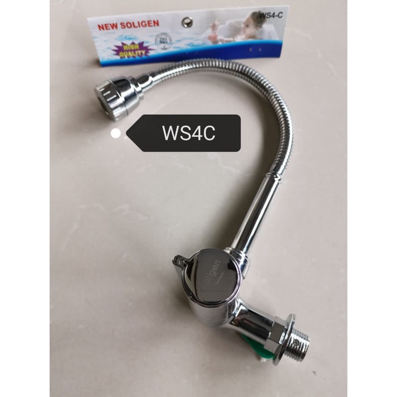 Jual Kran Angsa Flexible WS4C SOLIGEN/ kran cuci piring | Shopee Indonesia