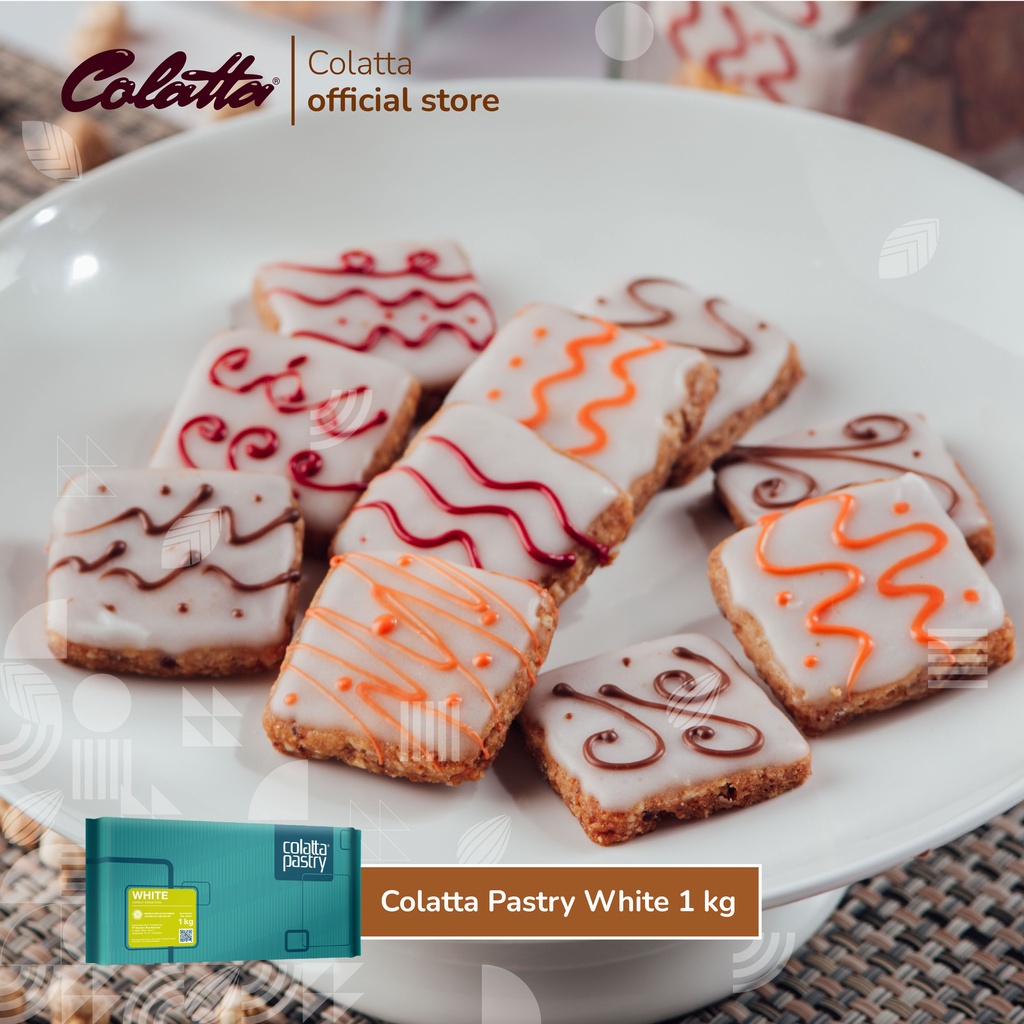Jual Colatta Pastry Chocolate White - Coklat Putih Batang 1Kg | Shopee ...