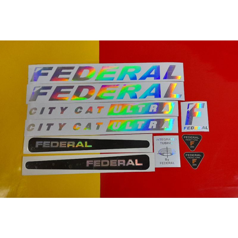 Jual Stiker Sepeda Federal City Cat Ultra Hologram | Shopee Indonesia