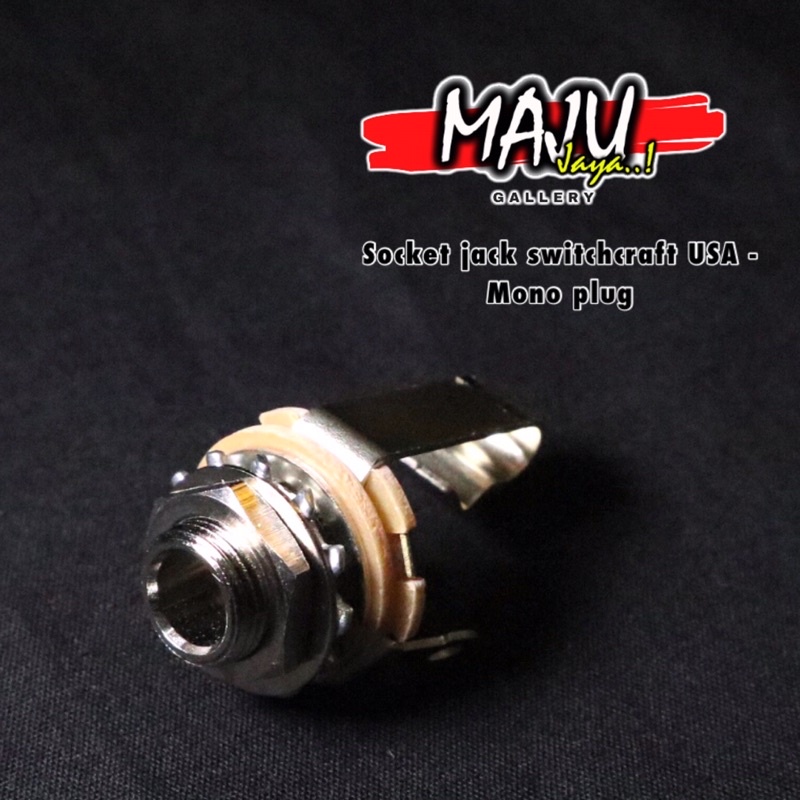 Jual socket soket jack gitar bass elektrik switchcraft mono USA ...