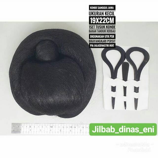 Jual konde sanggul jawa KECIL plus tusuk 19x22cm | Shopee Indonesia