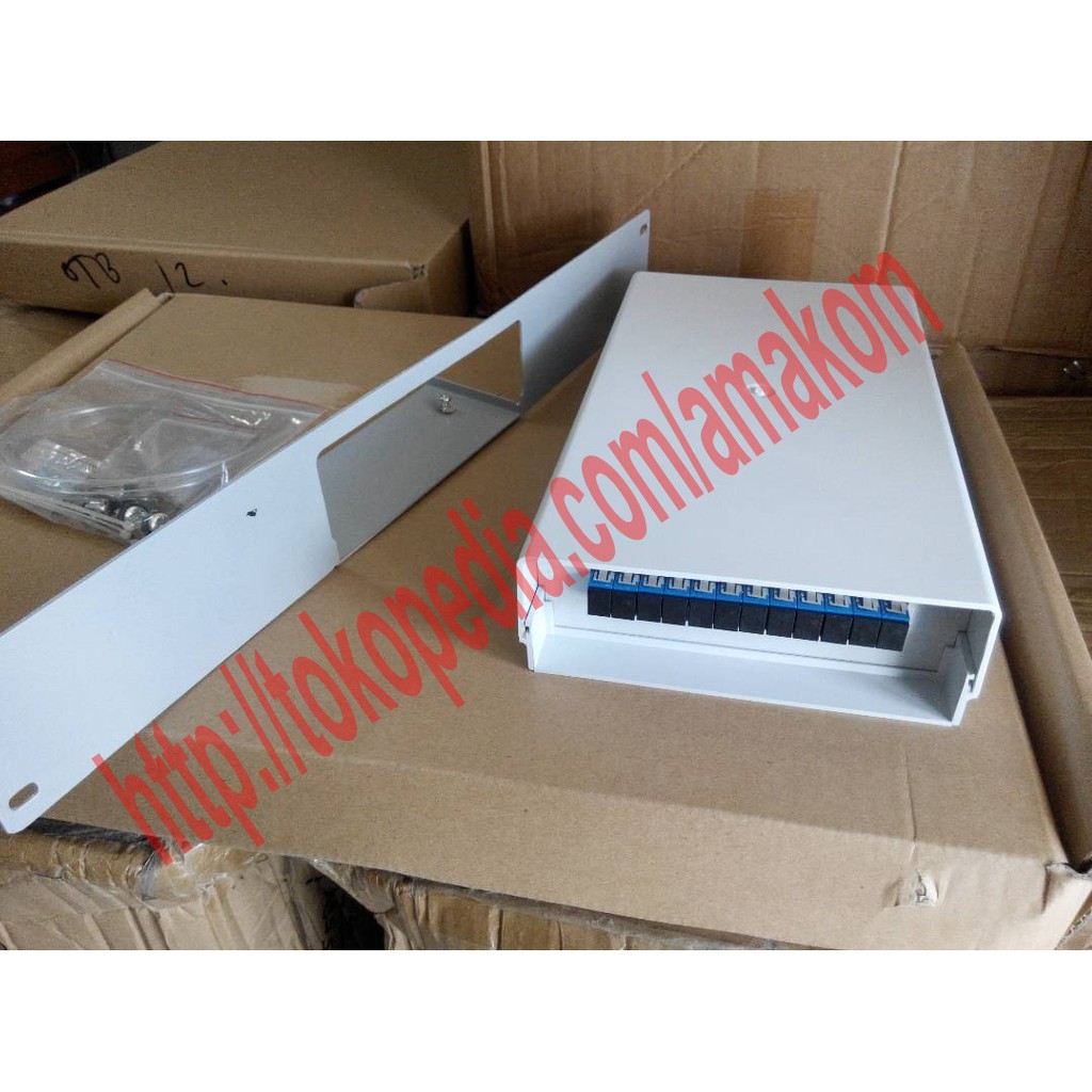 Jual OTB Rack / ODF / ODP 12 Core SC, Lengkap | Shopee Indonesia