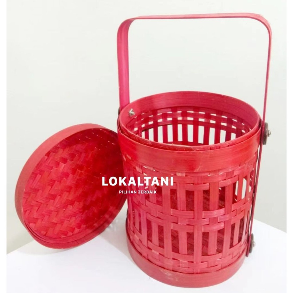 Jual Hampers Bambu/Keranjang Anyaman/Anyaman rantang/Tempat Parcel ...