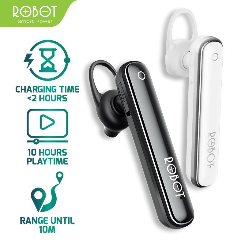 Jual Headset Bluetooth Robot Talk 10 Earphone Wireless 5.0 ORIGINAL ...