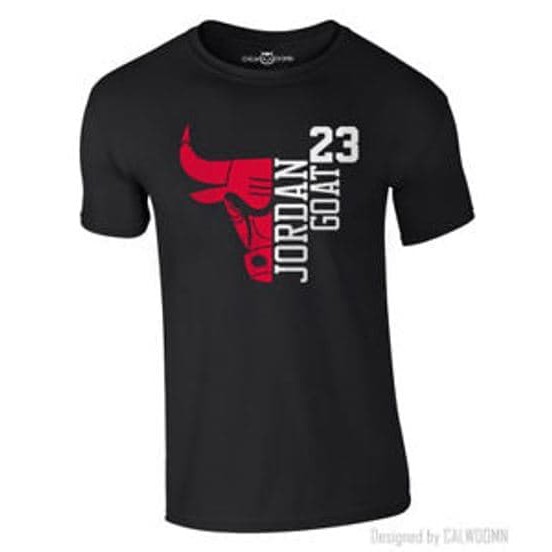 Jual BAJU KAOS BASKET NBA CHICAGO BULLS #23 JORDAN GOAT COMBED 30S ...
