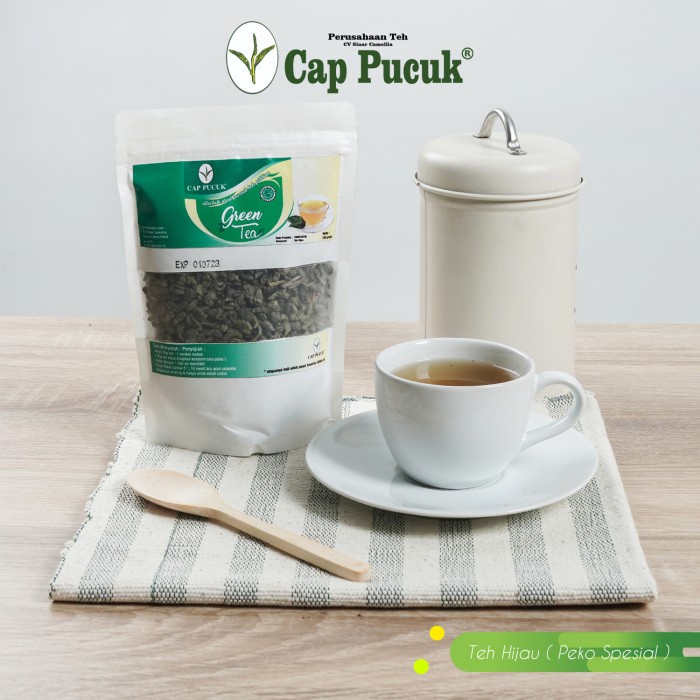 Jual TEH-DAUN- TEH HIJAU CAP PUCUK PEKO SPESIAL -DAUN-TEH. | Shopee ...