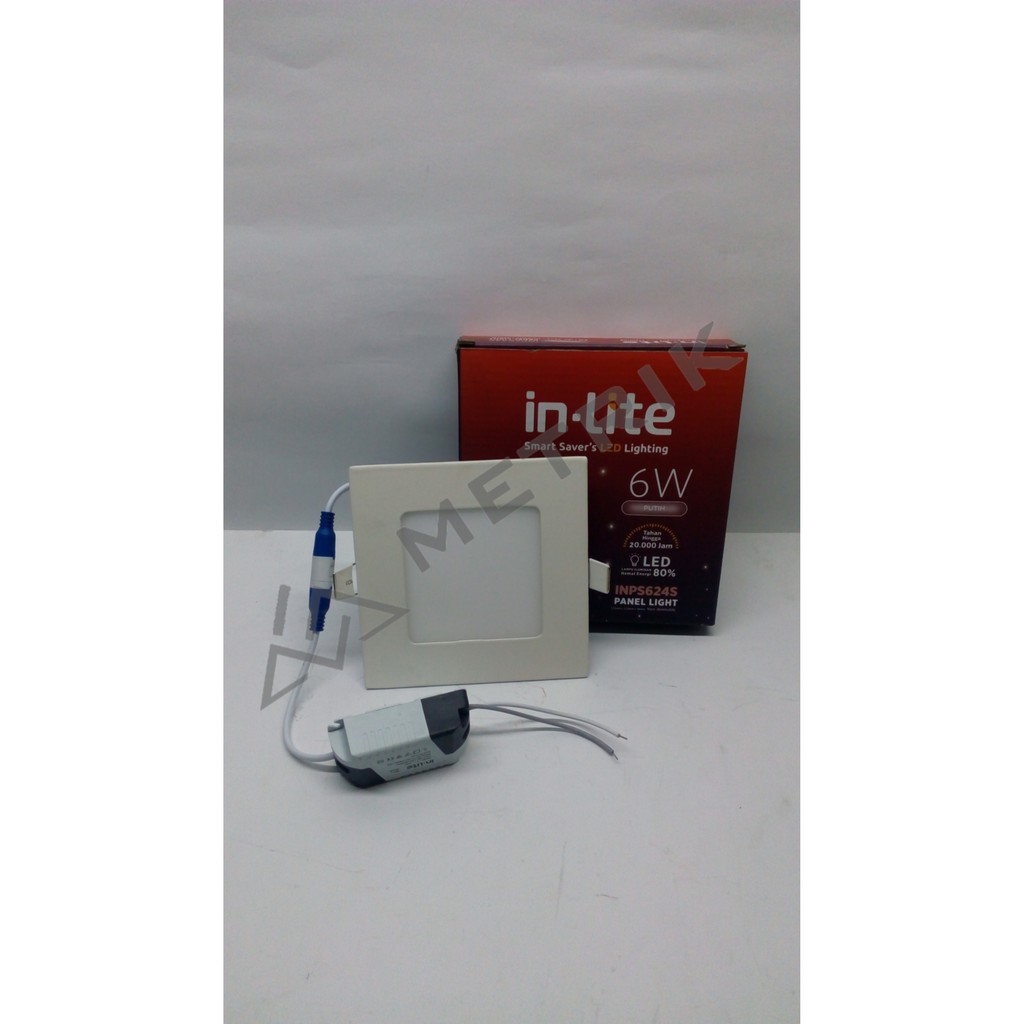 Jual LAMPU DOWNLIGHT LED 6W (LED PANEL) KOTAK PUTIH INBOW/TANAM GARANSI ...