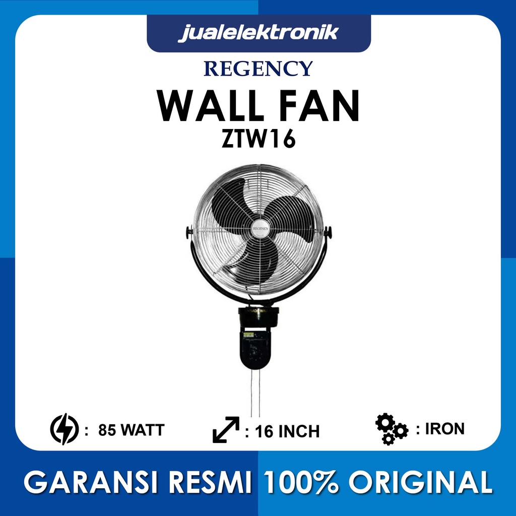 Jual Regency Tornado Wall Fan 16 Inch ZTW16 Kipas Angin Dinding ...