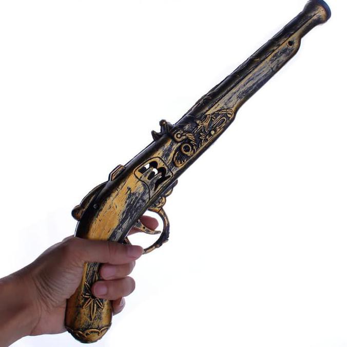 Jual PIRATE GUN halloween props PIRATE COSTUME WEAPON pistol BAJAK LAUT ...