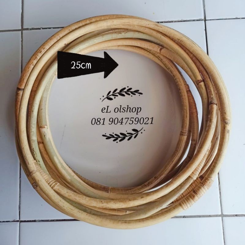 Jual gelang rotan ring rotan 25 cm holahop hulahop holahoop hulahoop | Shopee Indonesia