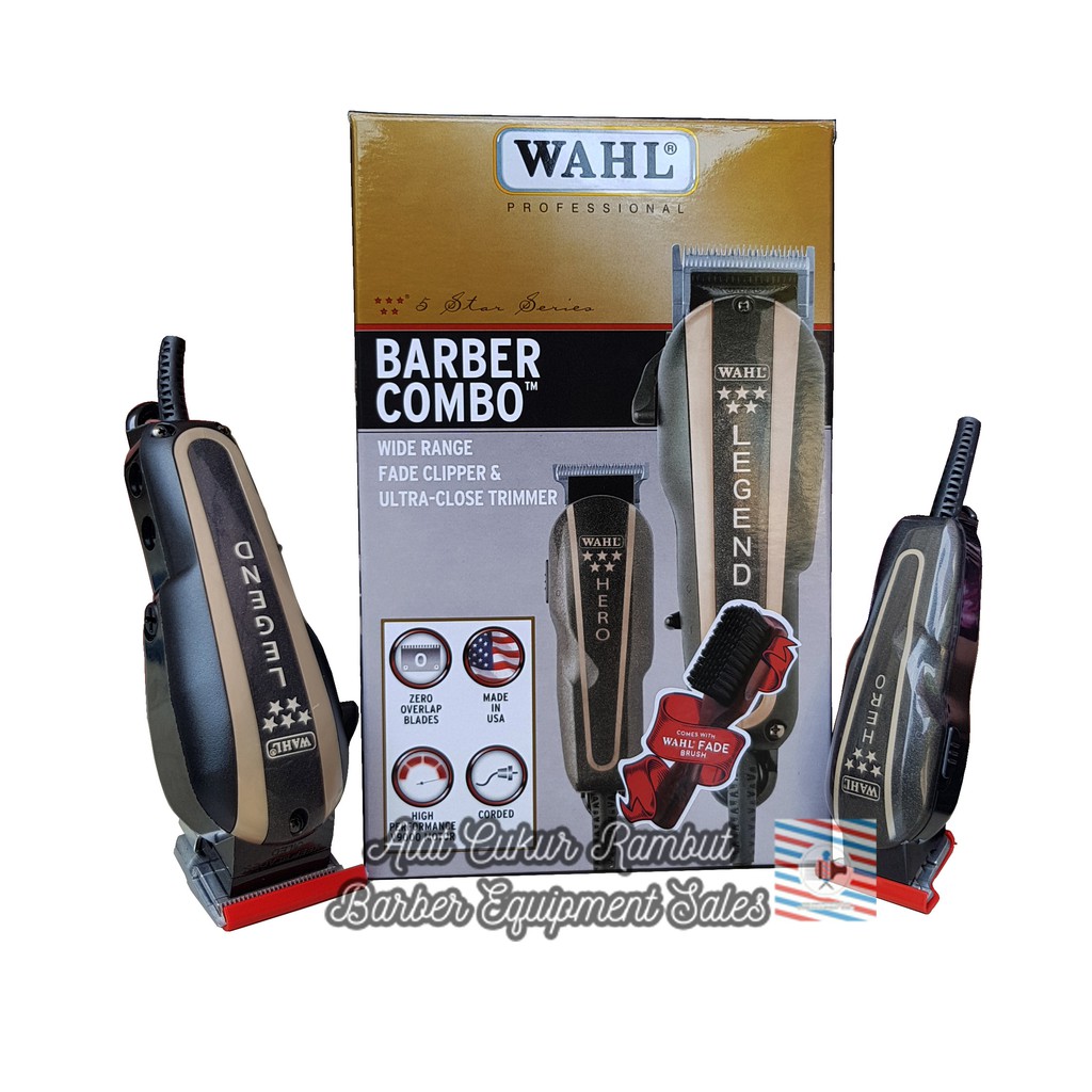 Jual Alat Mesin Cukur Rambut Hair Clip Pangkas Rambut Barbershop Wahl ...