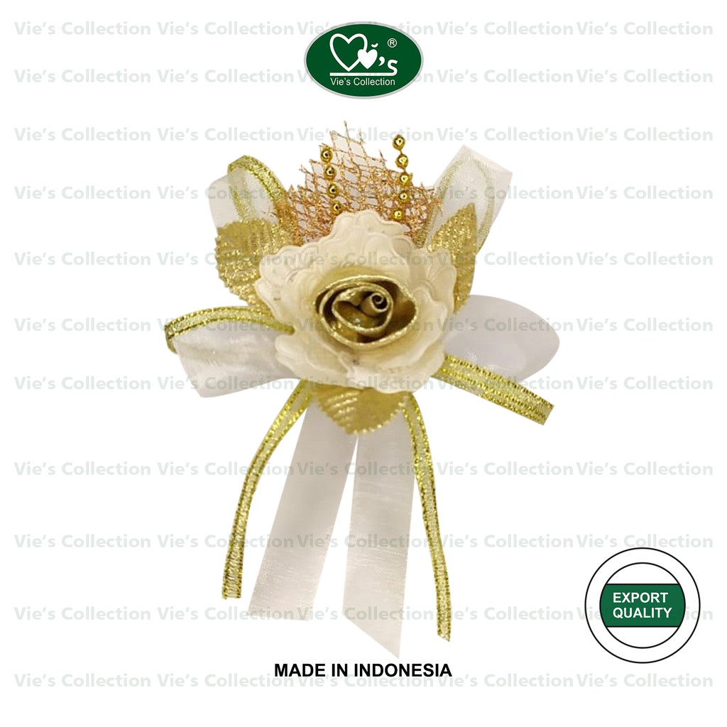 Jual Bunga Kelopak Bunga Vies Collection Faradiba emas - 12 pcs ...