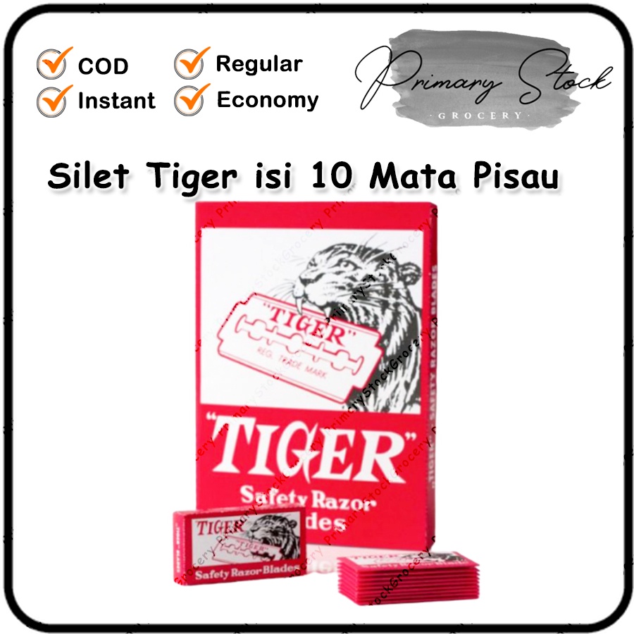 Jual Silet Tiger Original Tiger Safety Razor Blades Pisau Cukur ...