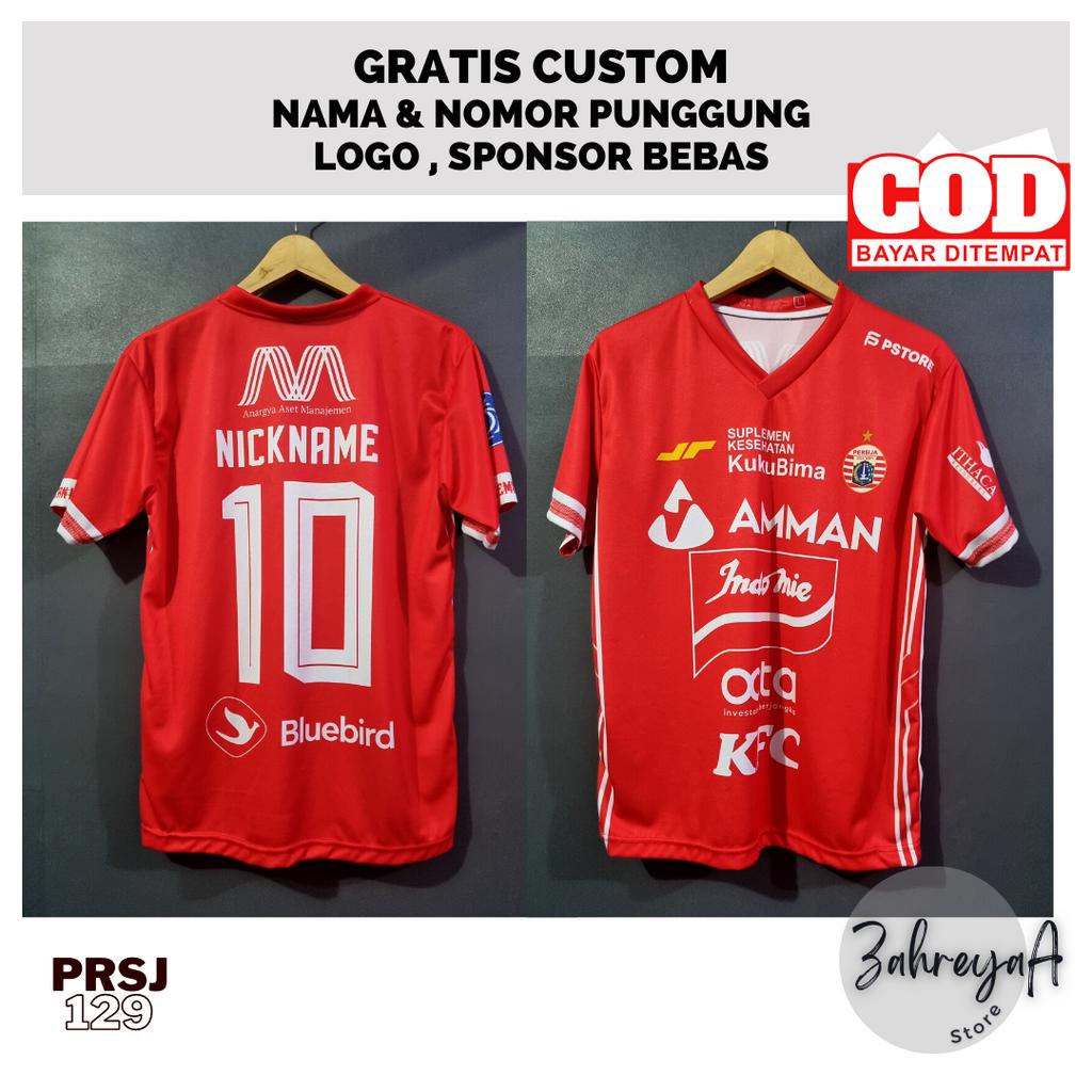 Jual [COD] JERSEY PERSIJA HOME 2022 I GRATIS SABLON NAMESET I FULL ...