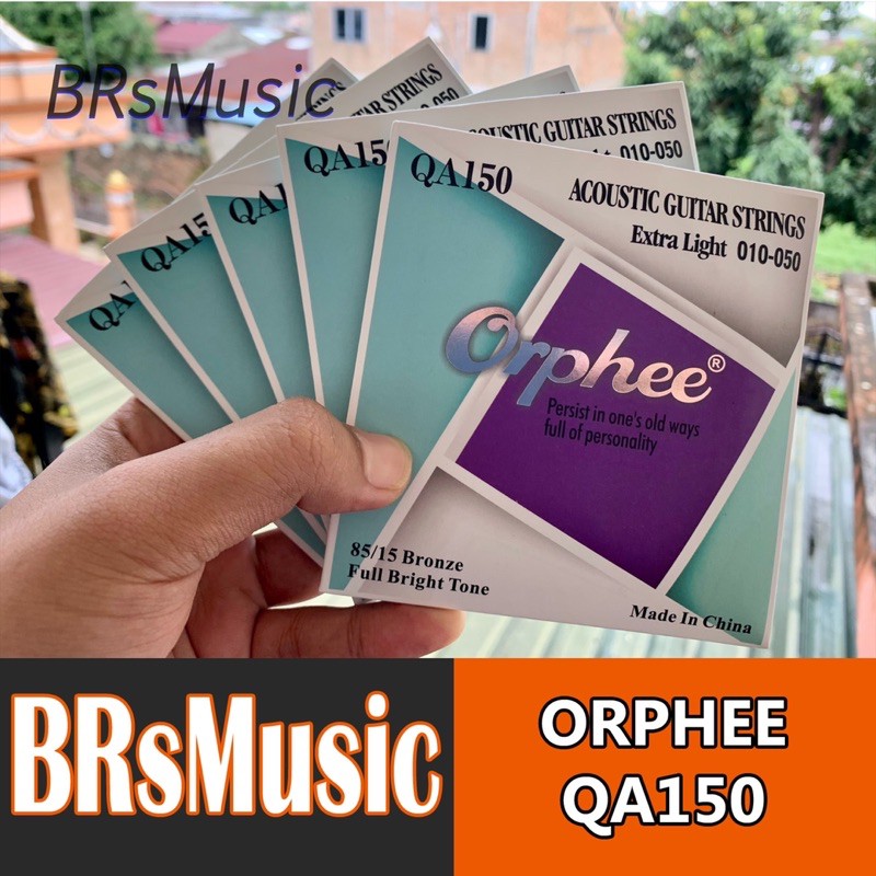 Jual Senar Gitar Akustik Orphee QA150 Fullset | Shopee Indonesia