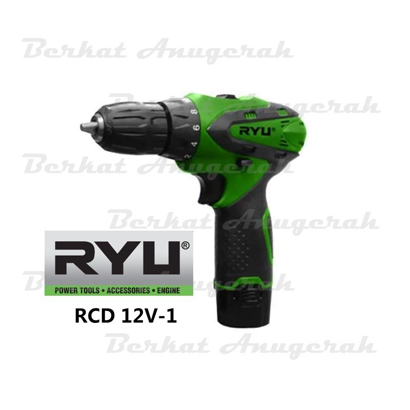 Jual RYU RCD12V-1 Mesin Bor Baterai RCD 12V-1 Cordless Drill Bor Obeng ...