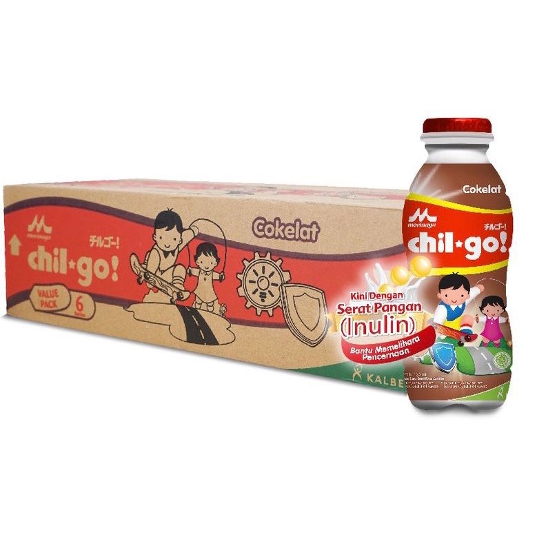 Jual UHT Chil Go-Chilgo UHT KARTON Original Vanilla Cokelat Strawberry 1 Morinaga cair | Shopee ...