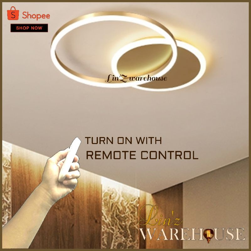 Jual Lampu plafon MINIMALIS MODERN LED 1 RING REMOTE CONTROL ceiling ...
