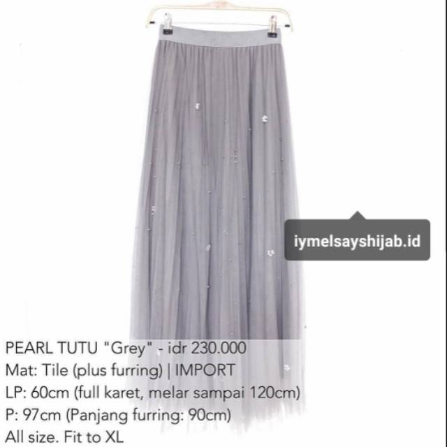 Jual Rok Tutu pearl grey | Shopee Indonesia