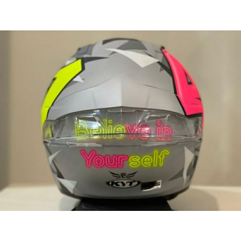Jual spoiler helm kyt nfj kyt nfr kyt nx-race/ premium spoiler merk rtf kyt nfj nfr | Shopee ...