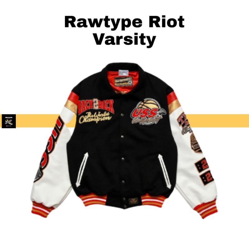 Jual RAWTYPE RIOT X USS TYPE II VARSITY CHAMP "BACK 2 BACK" / VARSITY ...