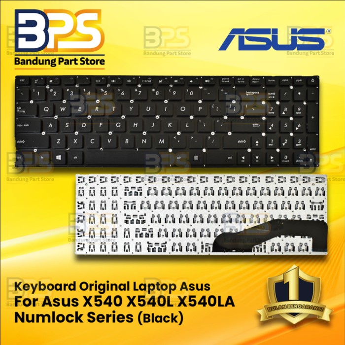 Jual Keyboard Original Asus X540 X540L X540LA X544 Series Black ...