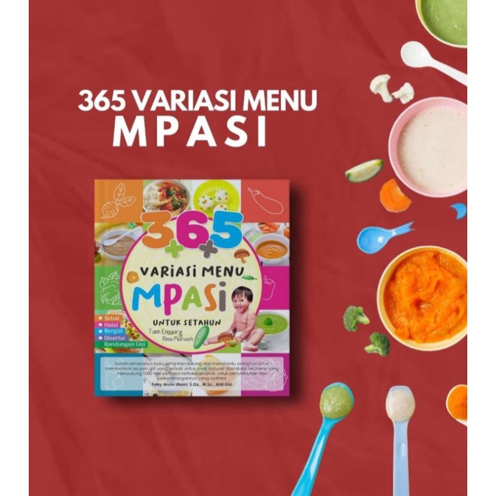 Jual BUKU MPASI || 365++ VARIASI MENU MPASI UNTUK SATU TAHUN | Shopee ...