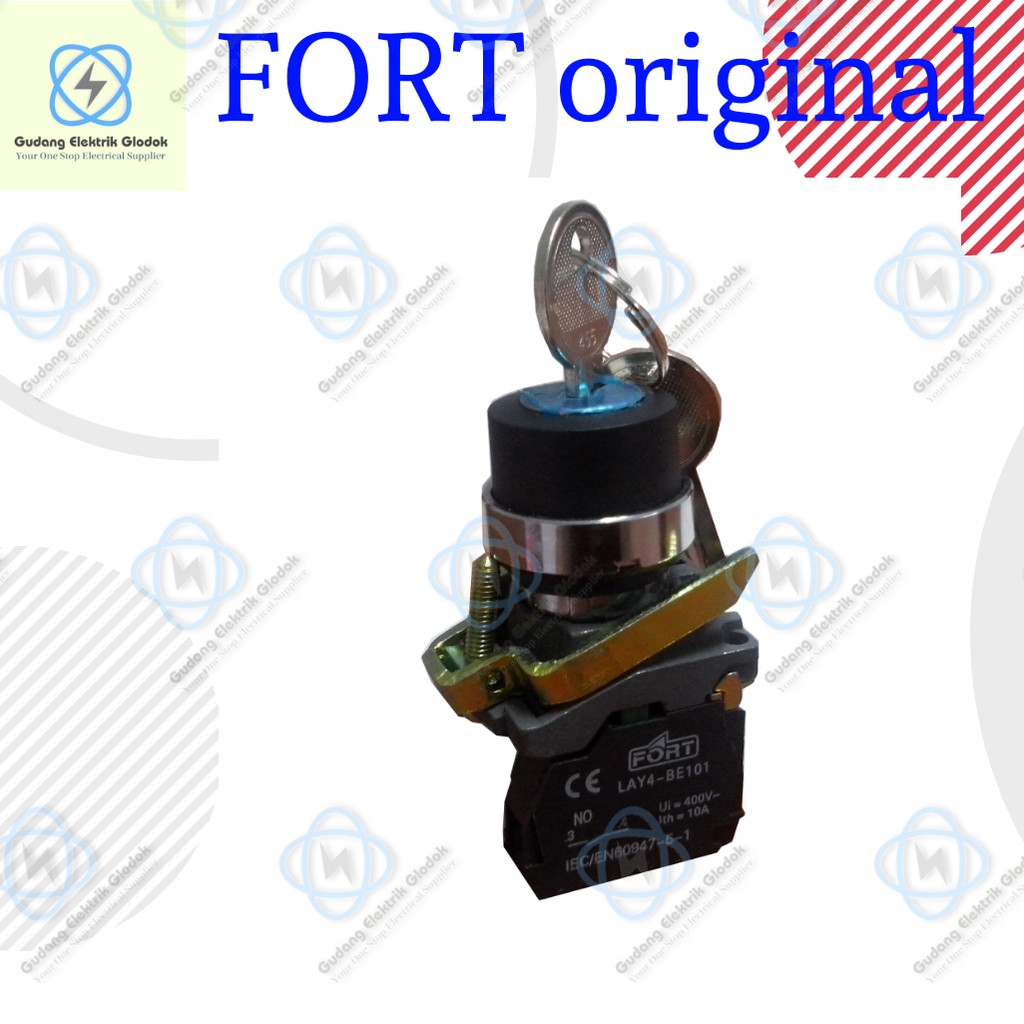 Jual SELECTOR SWITCH ; KEY SWITCH 2or3 POSITION; LAY4-BG21; LAY4-BG33; FORT | Shopee Indonesia