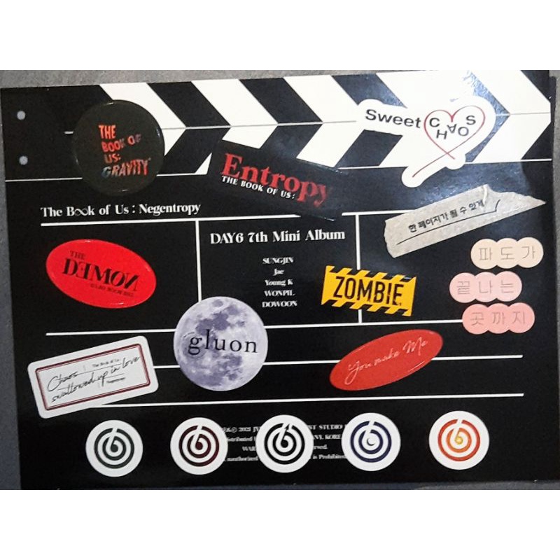 Jual Sticker Official DAY6 (Even Of Day Unit) | Shopee Indonesia