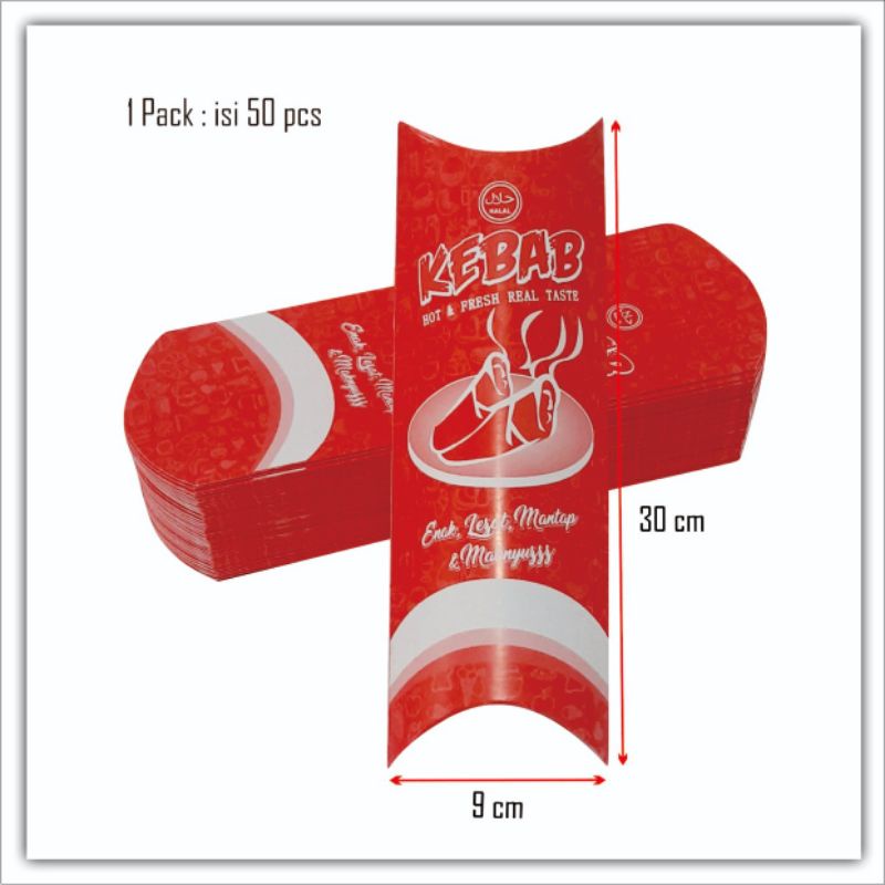 Jual Box kebab Kemasan kebab Bungkus kebab Dus kebab Packing kebab ...
