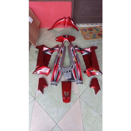 Jual COVER BODY FULL SET HALUS YAMAHA F1ZR FIZR FIZ R MILLENIUM MERAH ...
