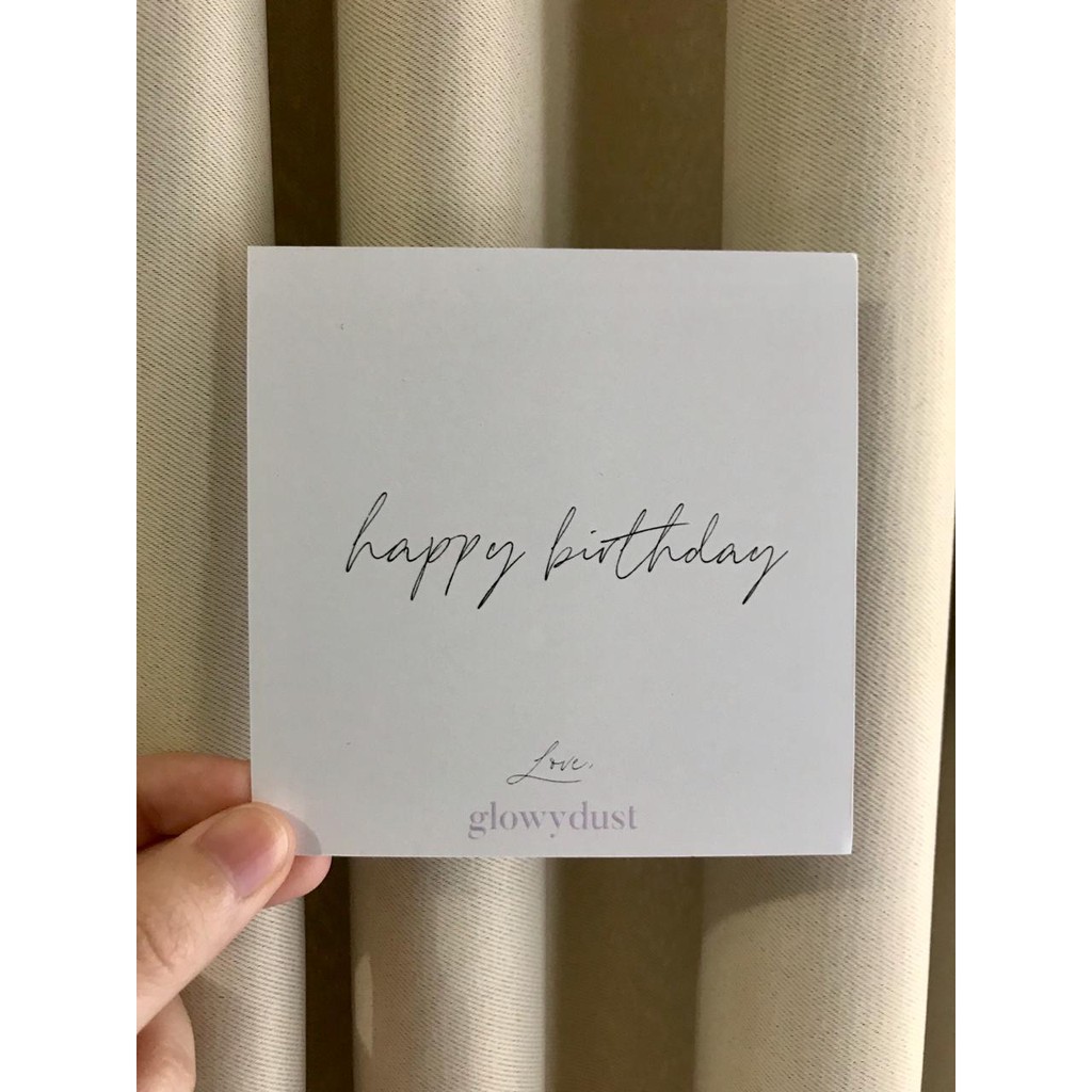 Jual Birthday Card / Ucapan Ulang Tahun (Custom Notes / Wishes ...