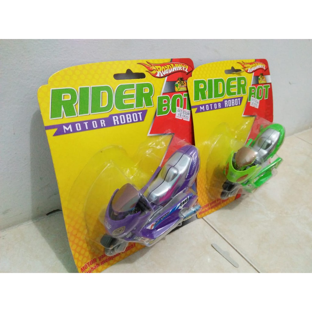 Jual Mainan motor berubah jadi robot | Shopee Indonesia