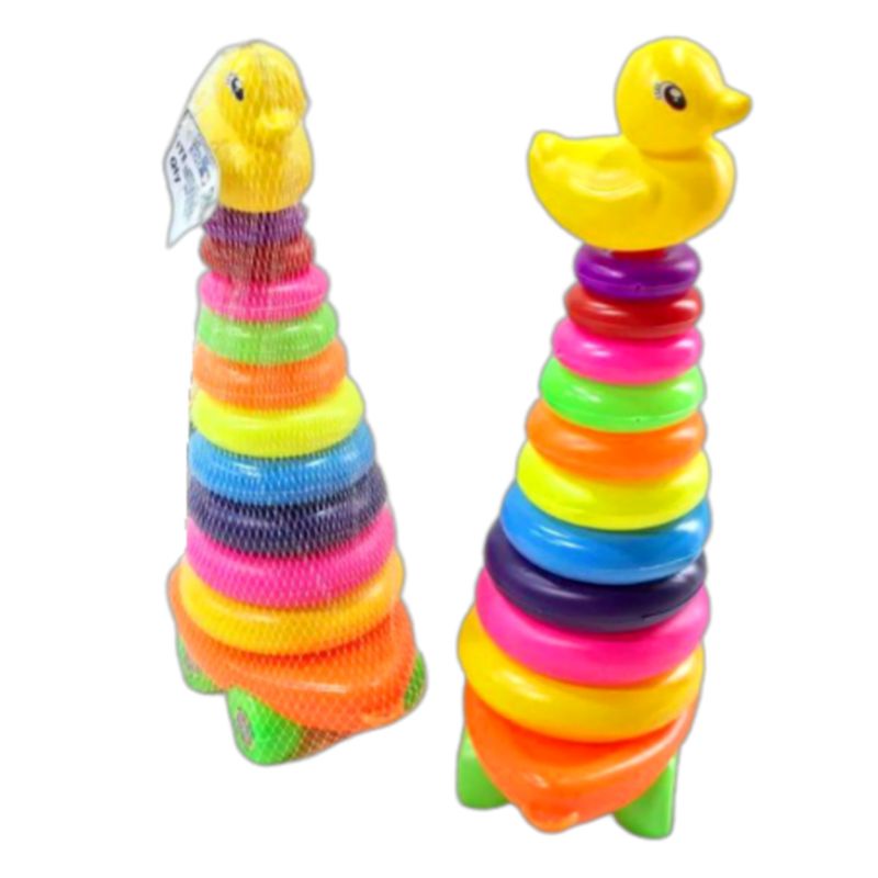 Jual Mainan Anak Laki-laki Dan Perempuan Ring Donat Bebek 10 Susun Ada ...