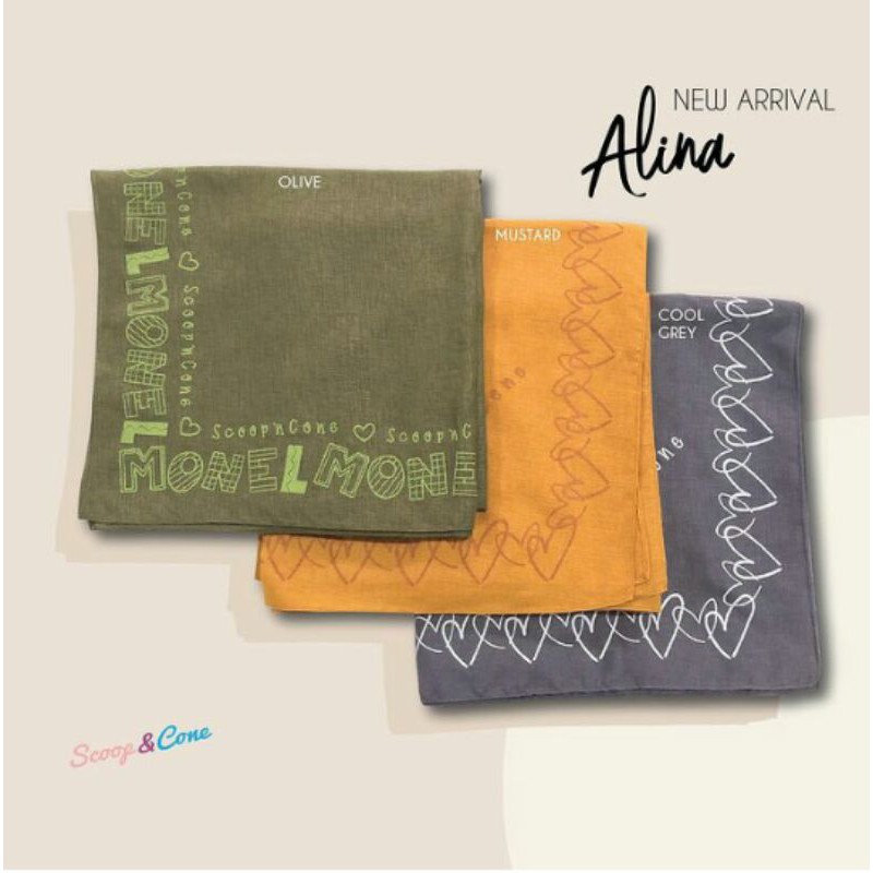 Jual alina series scarf by scoop&cone | Shopee Indonesia