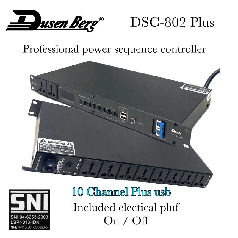 Jual Power Sequence Dusenberg Dcs-802 10 Channel Original Garansi Resmi | Shopee Indonesia