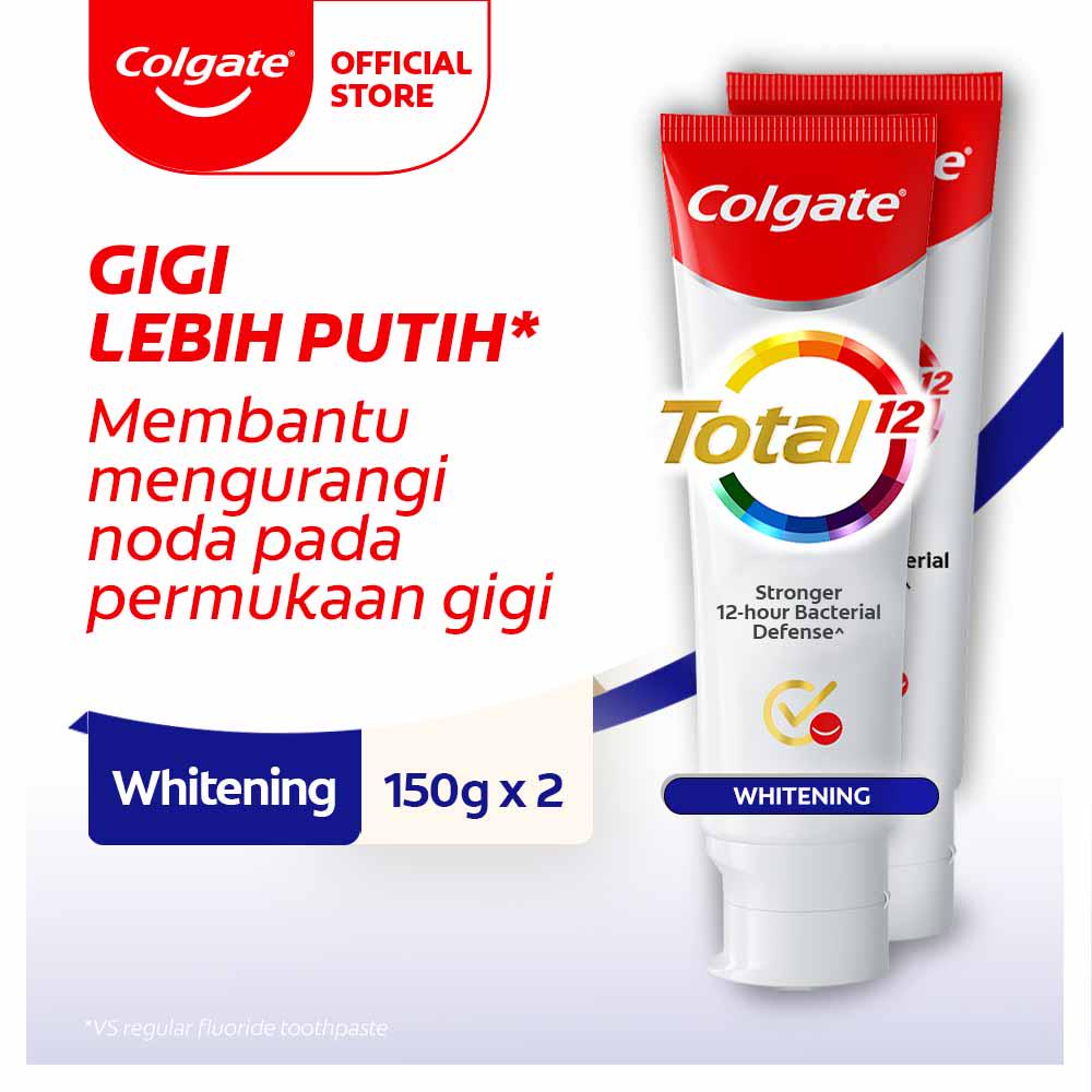 Jual [BUY 1 GET 1 FREE] Colgate Total Whitening Toothpaste 150g - Pasta ...
