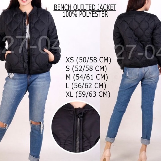 Jual Branded Bench Quilted Jacket | Shopee Indonesia