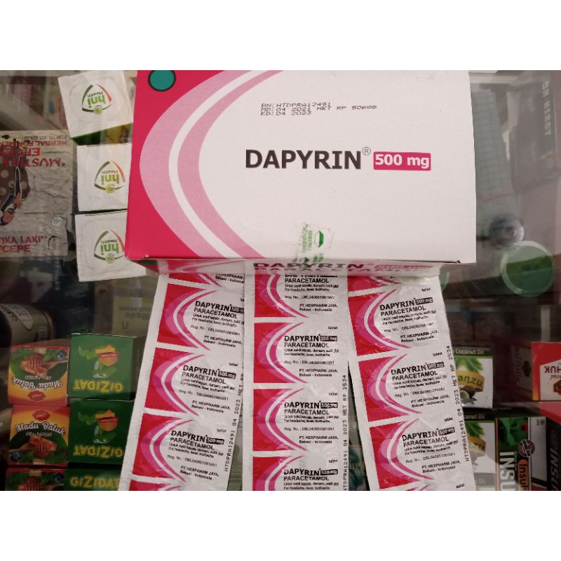 Jual Dapyrin Tablet 500mg | 1 Strip @10 Tablet - ED 06/2024 | Shopee ...