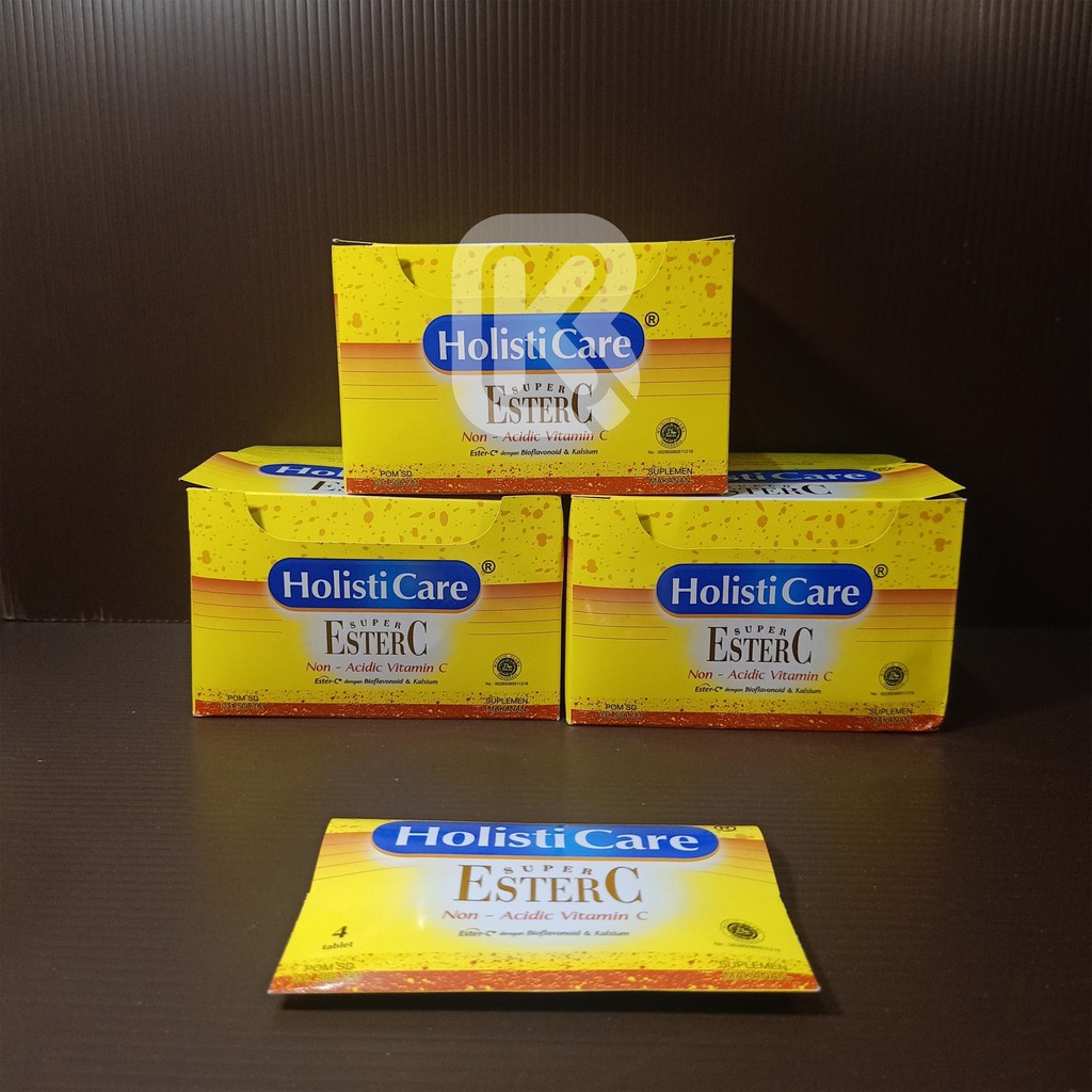 Jual Vitamin Ester C Holisticare per Strip (4 tablet) | Shopee Indonesia