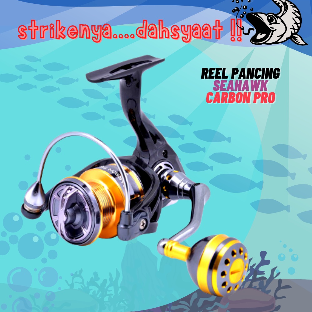 Jual Reel Seahawk Carbon Pro 1000 Max Drag 15kg Alat Kerekan Katrol ...