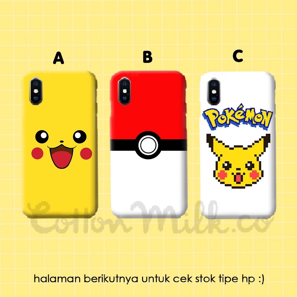 Jual Hardcase Pokemon Pikachu Case Casing Samsung Note 20 10 9 8 FE S10 S9 S8 S7 S20 S21 ULTRA ...